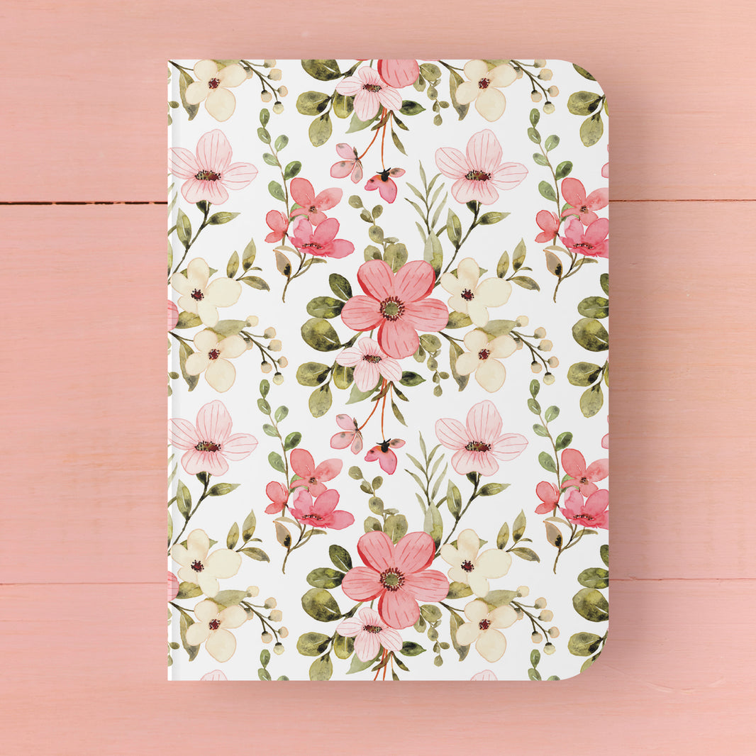 CLASSY FLORALS - Blank Notebooks | Pack of 4 | A5 Size | 100 GSM ...