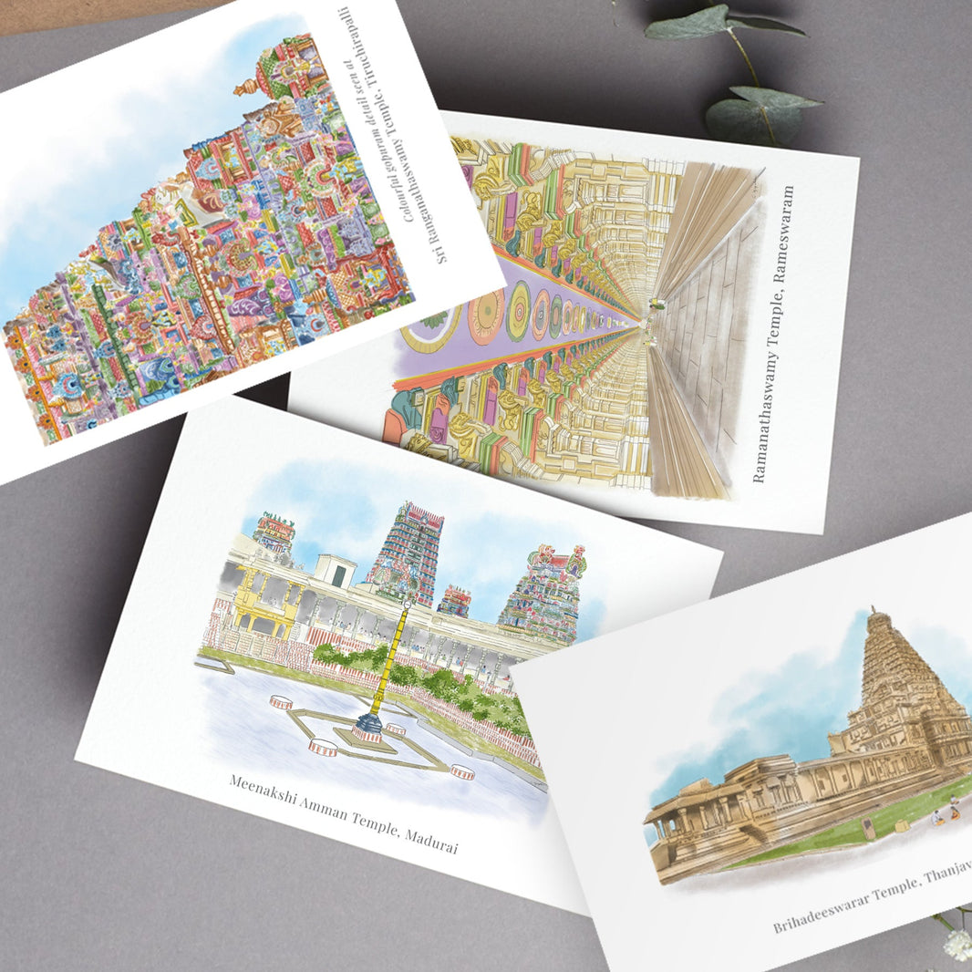 Temples of Tamil Nadu - Post Cards